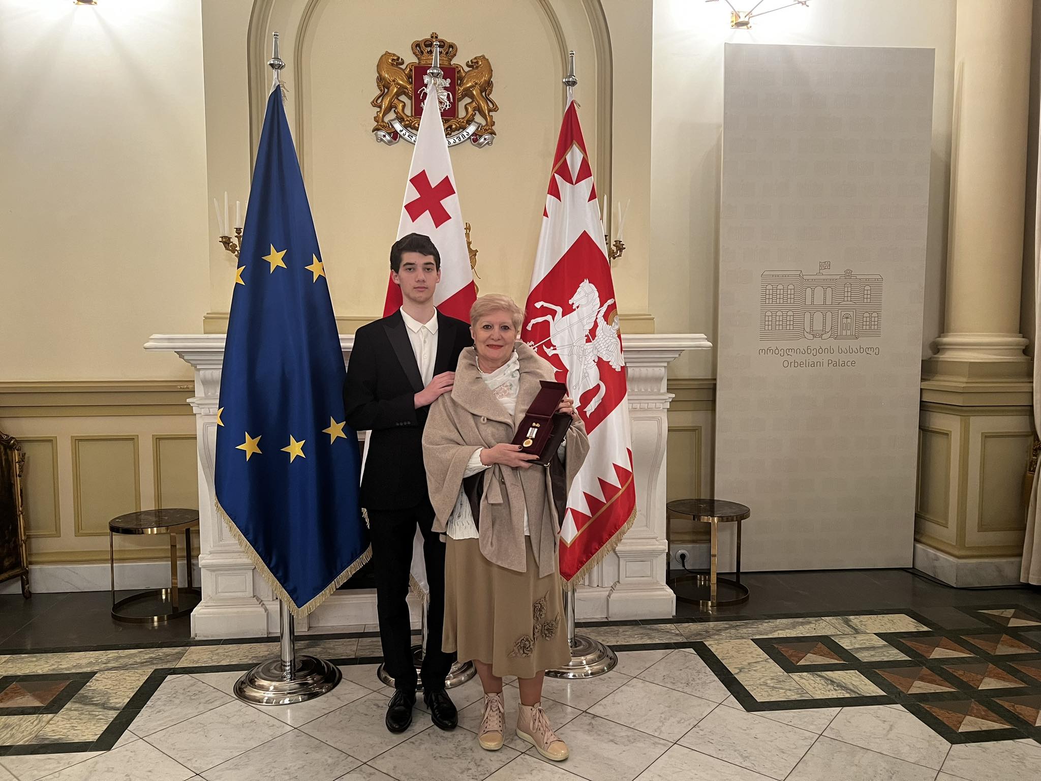 Baia Pataraia received the Medal of Honor – Sapari